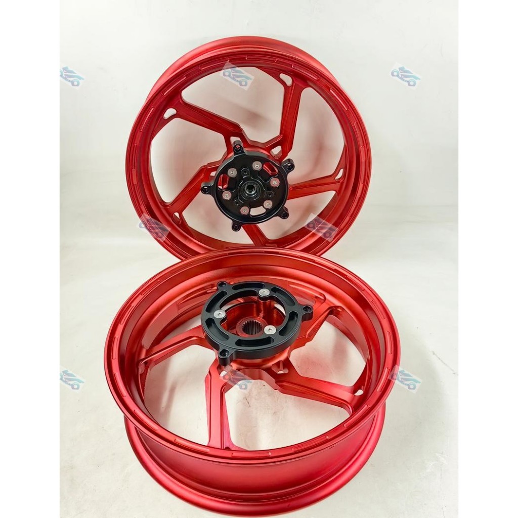 SMRT CNC Sport Rim Set Yamaha Xmax V1 V2 X-Max 250 300 Rims Gold Silver ...