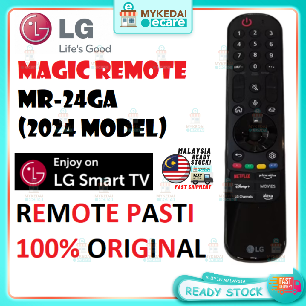 LG AN MR24GA LG magic remote control smart tv AN-MR24 year 2024 model ...