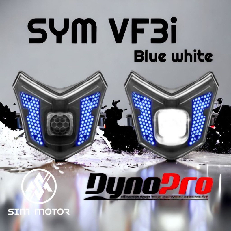 FREE POS SYM VF3I 185 LED DYNOPRO VENOM HEADLAMP LAMPU LED SYM VF3I ...