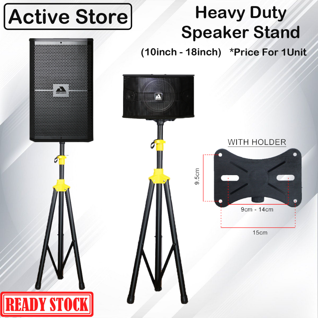 Speaker Stand Heavy Duty Suitable for Speaker 10 Inch to 18 Inch ...