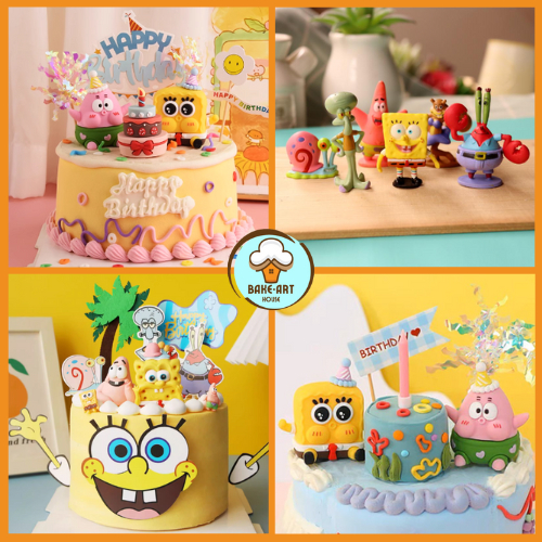 【READY STOCK】Spongebob Cake Topper Cake Decorations Patrick Star ...