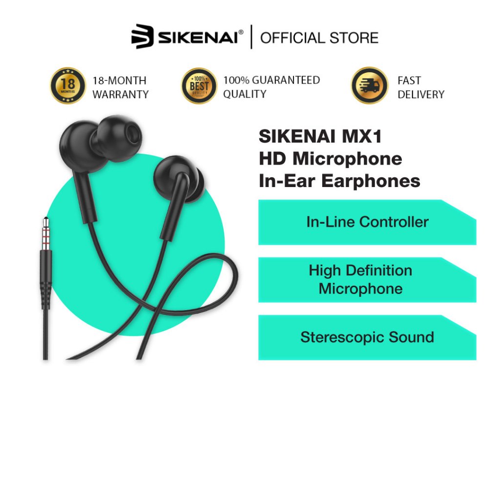 SIKENAI MX1 Powerful Sound Resolution Smart Noise Reduction Lightweight ...