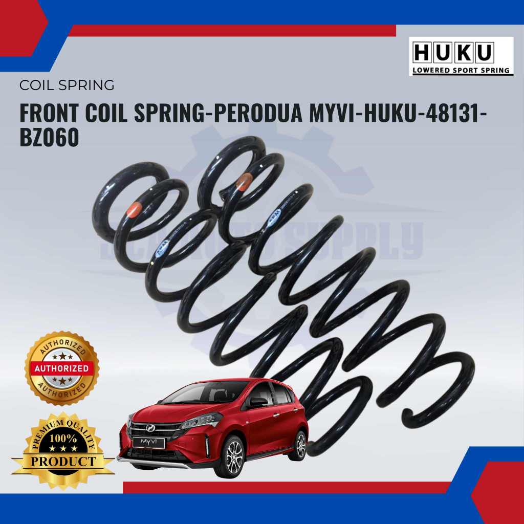 Perodua Myvi Year 2005-2010-Front Coil Spring-HUKU-48131-BZ060 | Shopee ...