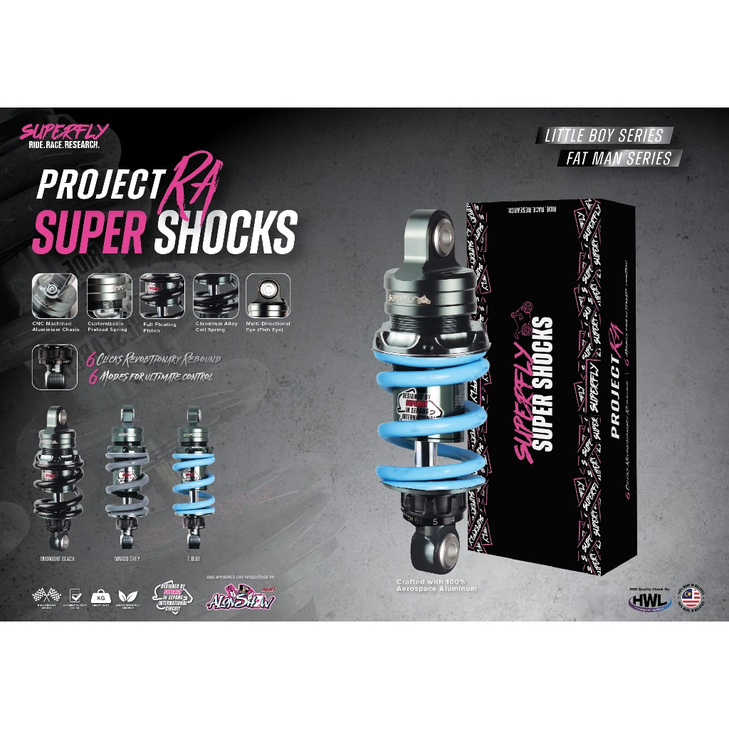 Superfly Super Shock Fat Man Project RA YAMHA Y15/LC135/R25/VF 185 ...