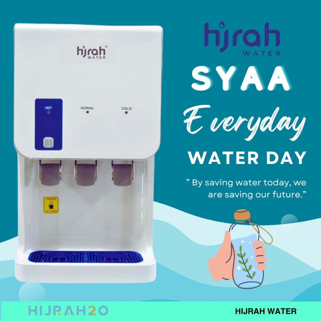 Hijrah Water Syaa (Water Dispenser /Filter) Alkaline Water Muslim Halal ...