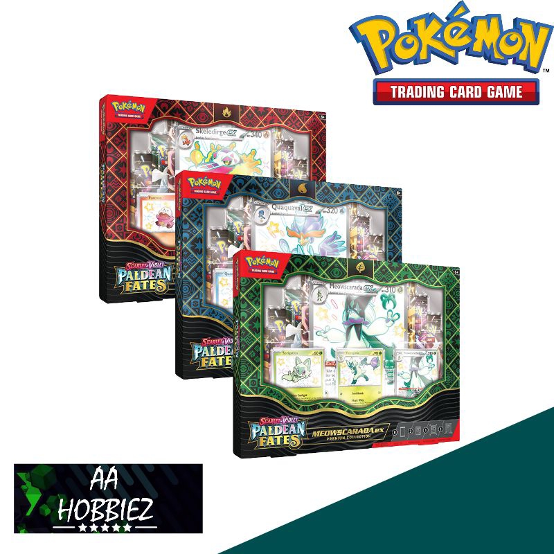 Pokemon TCG Paldean Fates Premium Collection Box | Shopee Malaysia