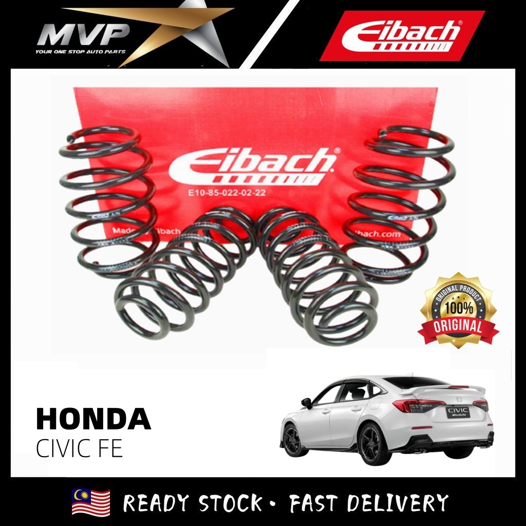 Original Eibach Sport Spring Honda Civic FE 2023+ Eibach Pro Kit ...