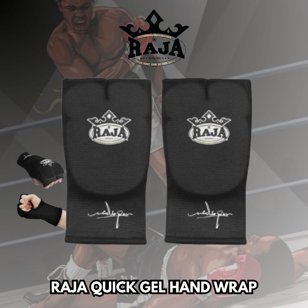 [Genuine] Raja Muay Thai Boxing Quick Gel Hand Wraps Quick Wraps Speed ...