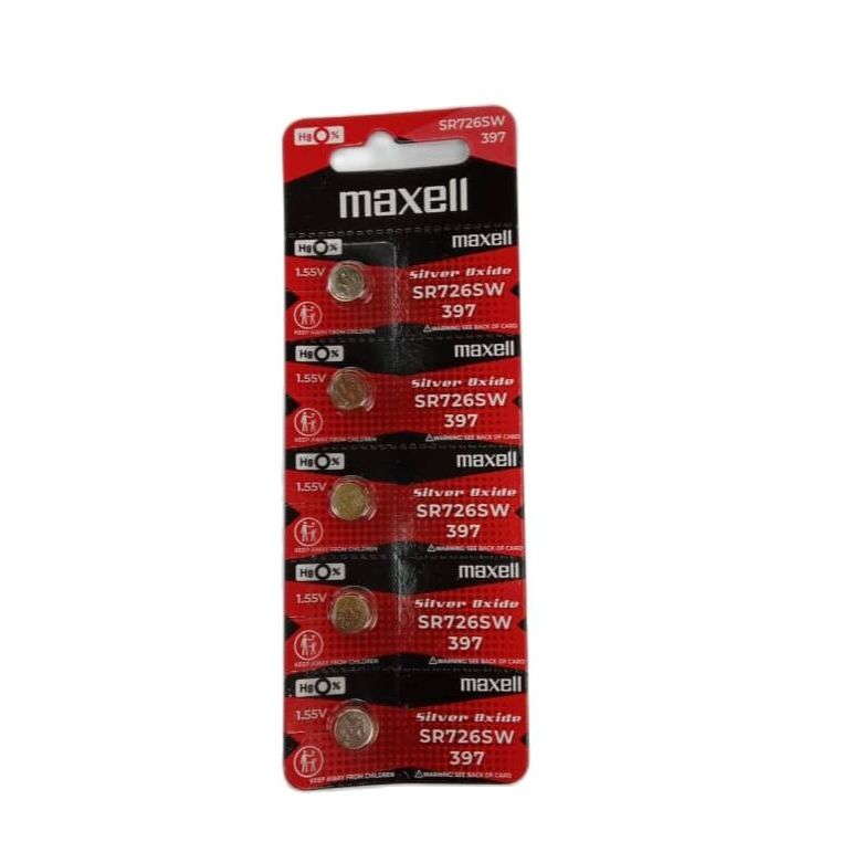 Maxell [SR726SW] Silver Oxide Micro Battery (5pcs/5biji) | Shopee Malaysia