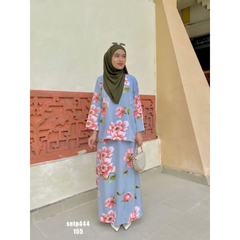 BAJU KURUNG KEDAH BERCORAK RAYA 2024 | Shopee Malaysia