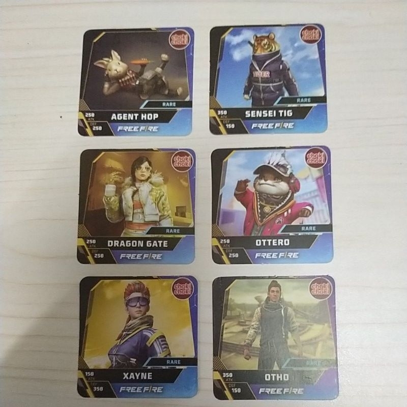 Choki Choki Free Fire Rare Cards | Shopee Malaysia
