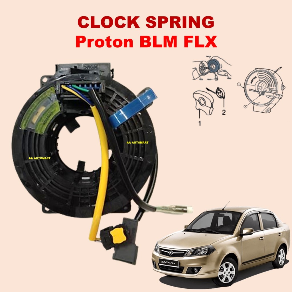 WARRANTY Proton BLM FLX 2 Way New Socket Spring Cable Clock Spring ...