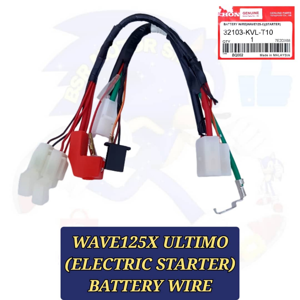 (ELECTRIC STARTER) ORIGINAL HONDA WAVE125X WAVE125 X/ULTIMO BATTERY ...