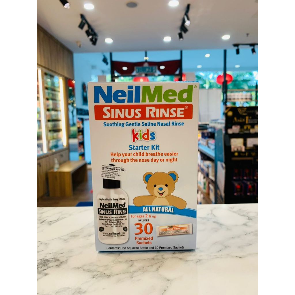 Preferred +】NeilMed Sinus Rinse Paediatric Starter Kit with Premixed ...