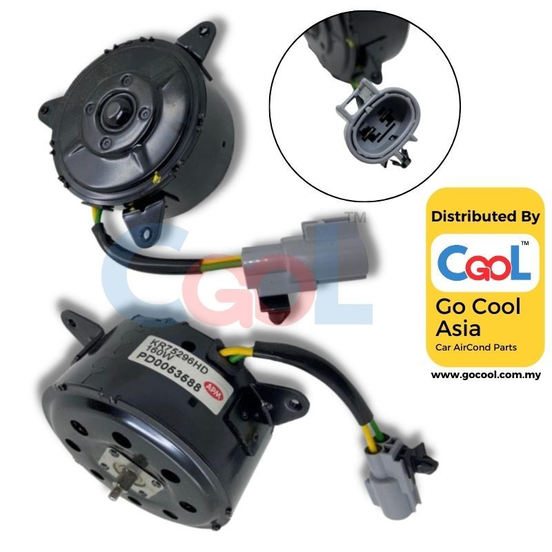 RADIATOR FAN MOTOR SAGA VVT P2-13A-(2016) APM MALAYSIA APM TYPE REF ...