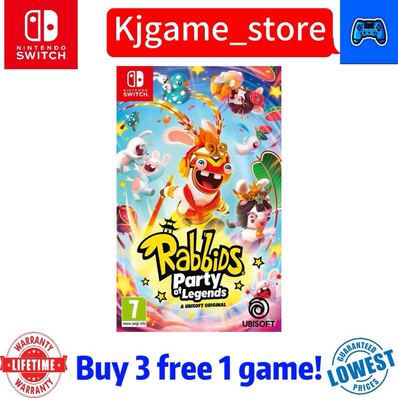 Nintendo Switch Rabbids Party Of Legends *digital*疯狂兔子传奇派对 nintendo ...