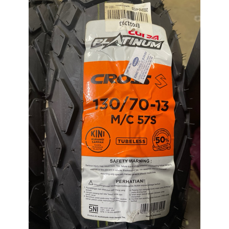 Honda ADV150 Corsa Cross S 110/80-14 130/70-13 Tahun tayar 2023 / 2024 ...