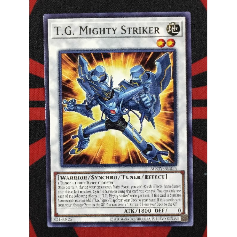 YUGIOH KONAMI AGOV-AE034 T.G. Mighty Striker (Common) | Shopee Malaysia