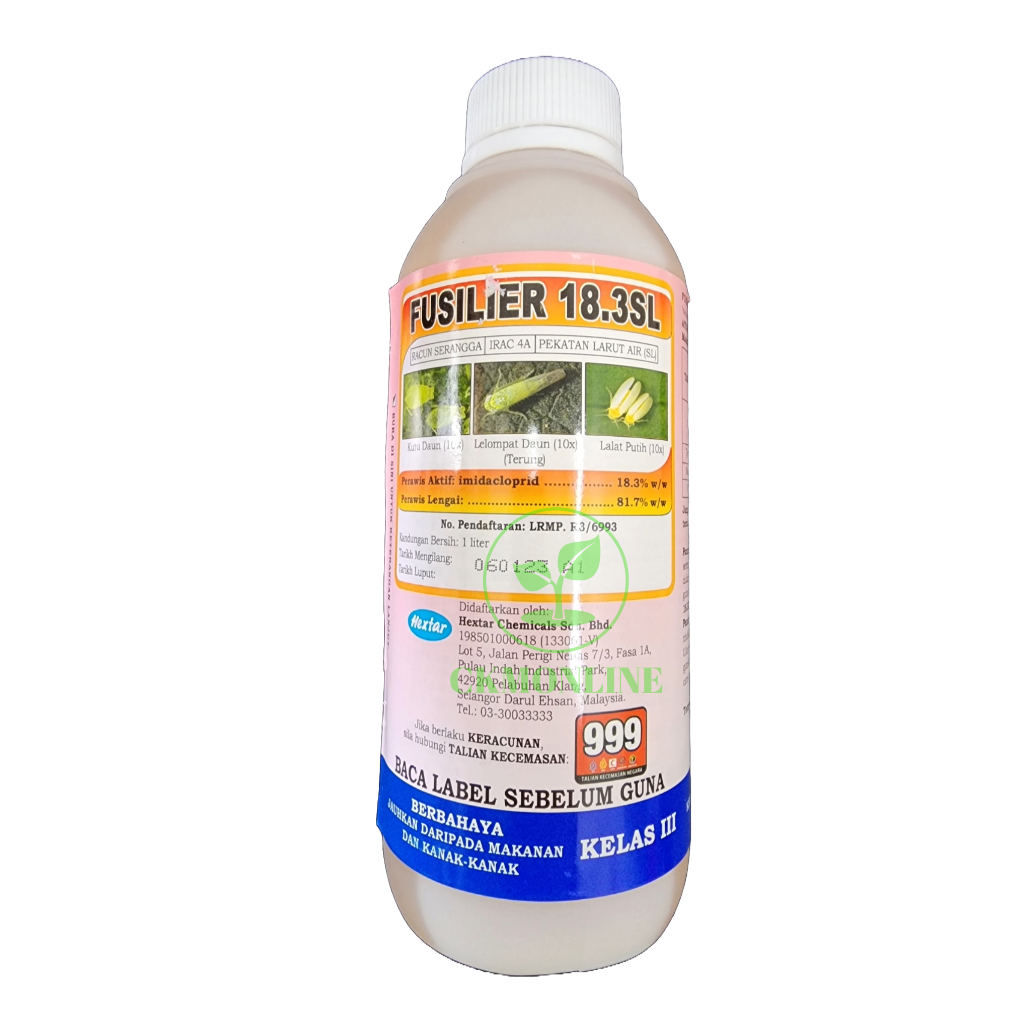 1L Hextar Fusilier 18.3SL / Imidacloprid 18.3 / Racun Serangga / Kutu ...