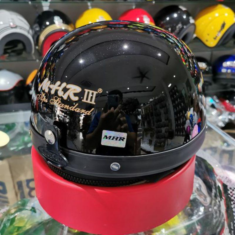 100% ORIGINAL MHR III STENG KURA KURA HALF CUT HELMET BOGO VISOR TINTED ...