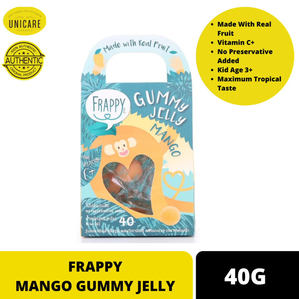 FRAPPY MANGO GUMMY JELLY 40G | Shopee Malaysia