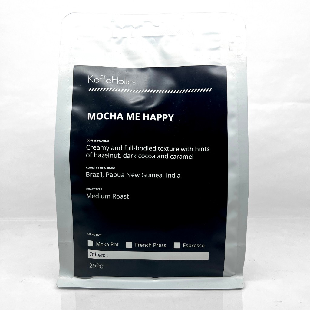 Mocha me happy 250g (Whole Beans) | Shopee Malaysia