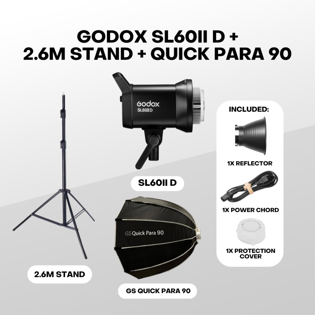 Godox SL60W SL60 Version 2 New Model SL60IID SL60II LED Video Light COB ...