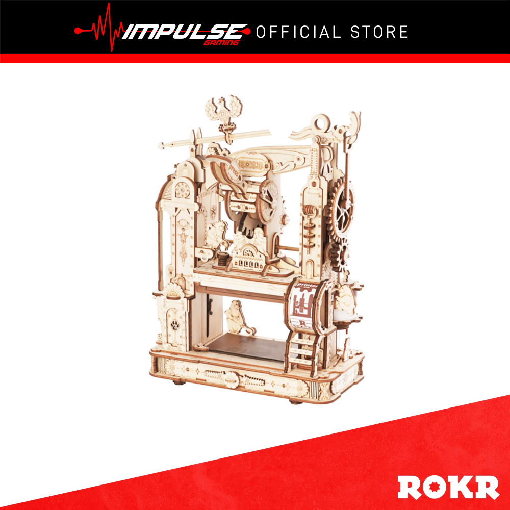 Robotime ROKR 3D Wooden Puzzle Mechanical Gear LK602 - Classic Printing ...