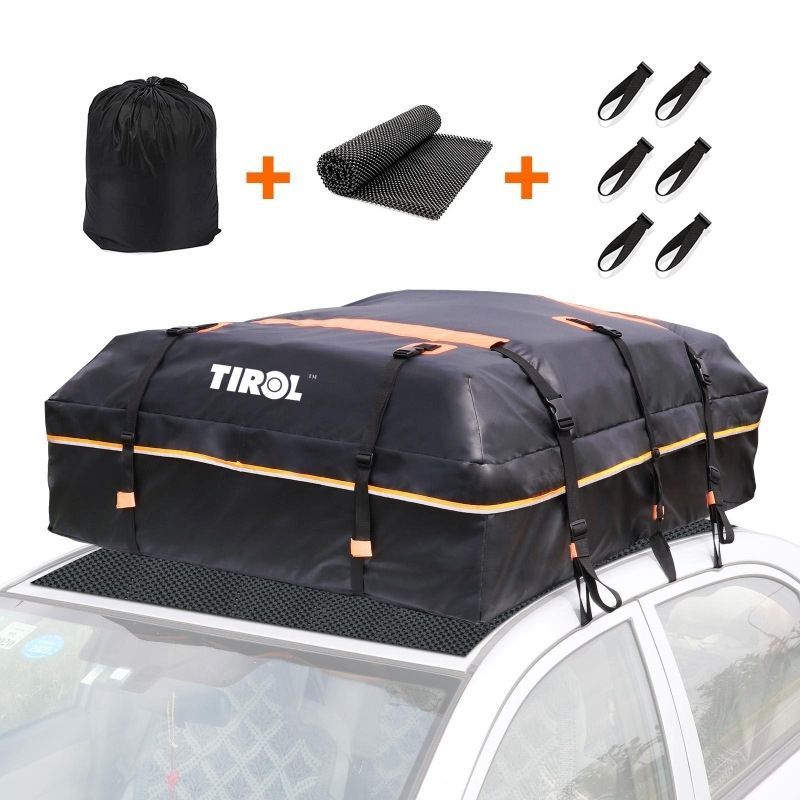 Roof Storage Bag Rack Luggage Carrier Rainstorm Proof Outdoor Camper ...