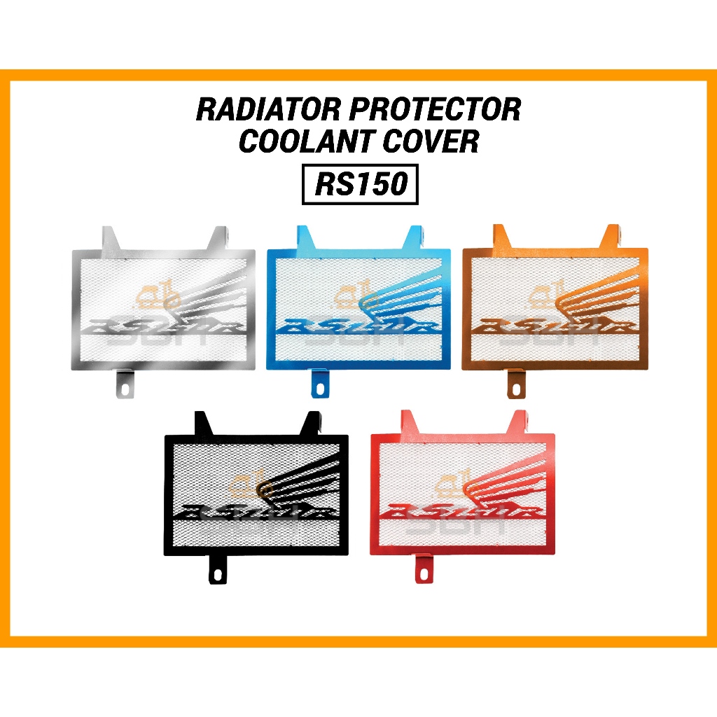 RS150 RADIATOR PROTECTOR ALLOY COOLANT COVER RADIATOR COVER COOLANT NET ...