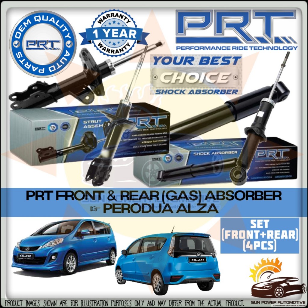 PRT Perodua Alza D46T 1.5 (2009-2021) Gas Shock Strut Absorber ( FRONT ...