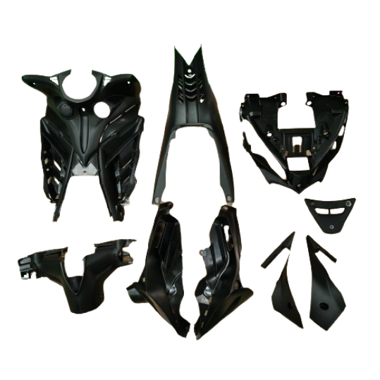 BODY COVER INNER SET 100% ORIGINAL YAMAHA LC135 V2,V4 (BLACK) (55D ...
