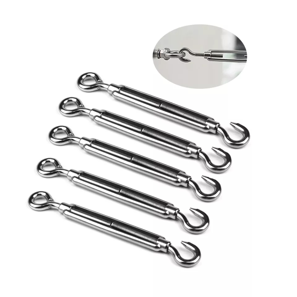 OC Turnbuckle M10 M12 M14 Stainless Steel 304 Eye & Hook Turnbuckle for ...