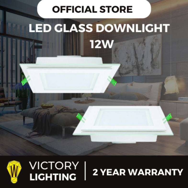 [HIGH QUALITY PREMIUM] 12W 4" LED Glass Downlight [2 YEAR WARRANTY ...