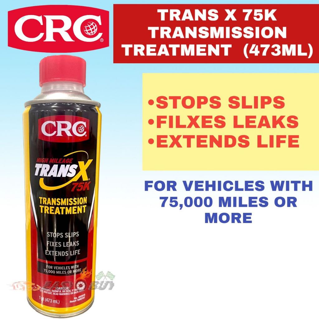 CRC TRANS X K&W (Yellow) Trans-X 75k Auto Transmission Treatment Stop ...