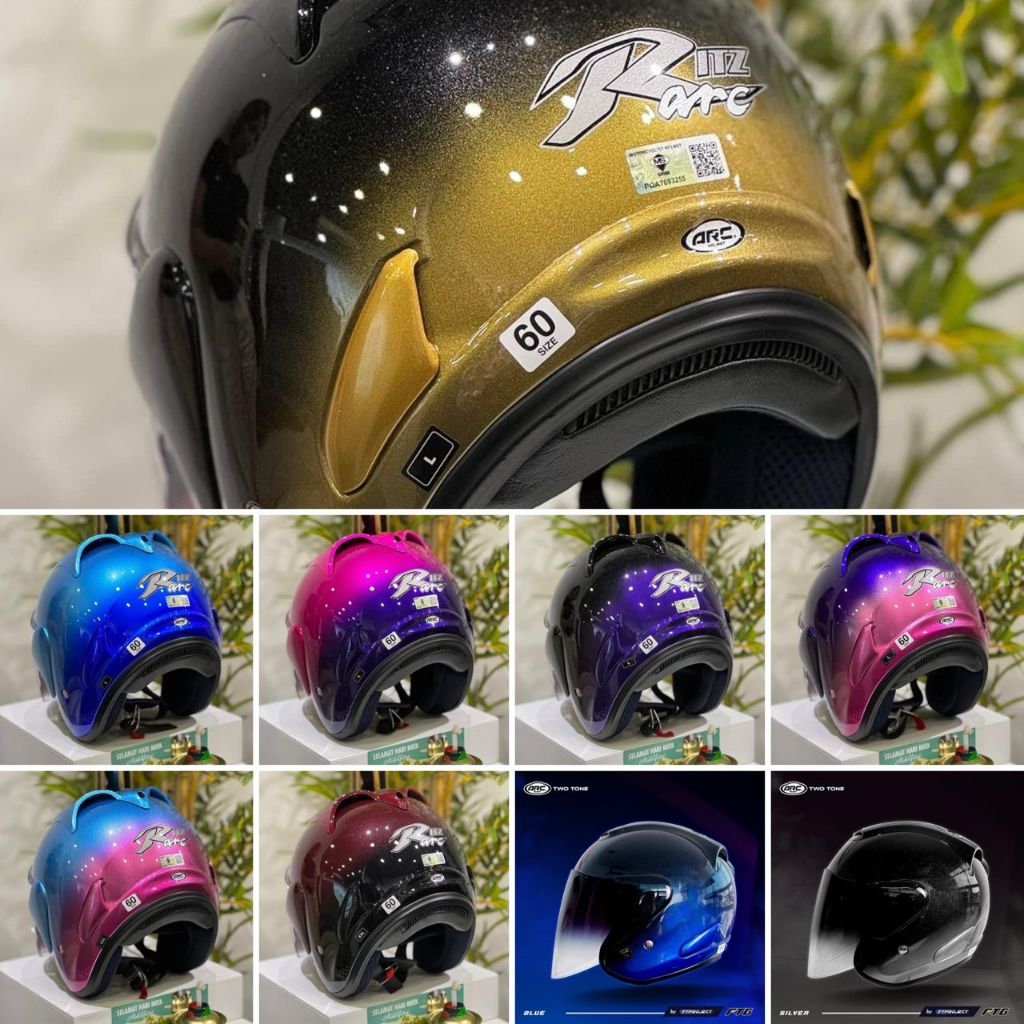 ARC Ritz Helmet Two Tone Special Raya Series 2024 | Shopee Malaysia