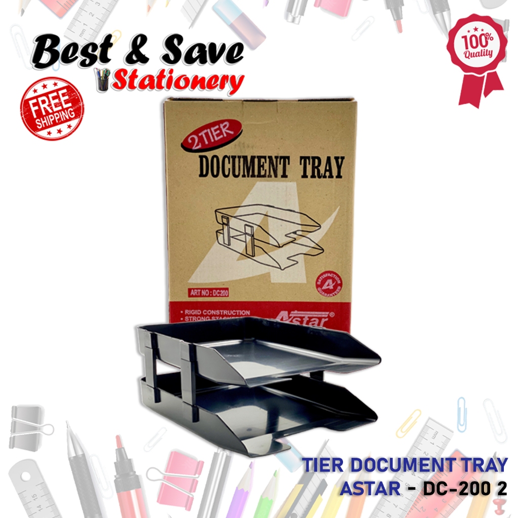 ( BEST & SAVE ) Astar DC-200 BRAND Premium Document Tray Paper Document ...