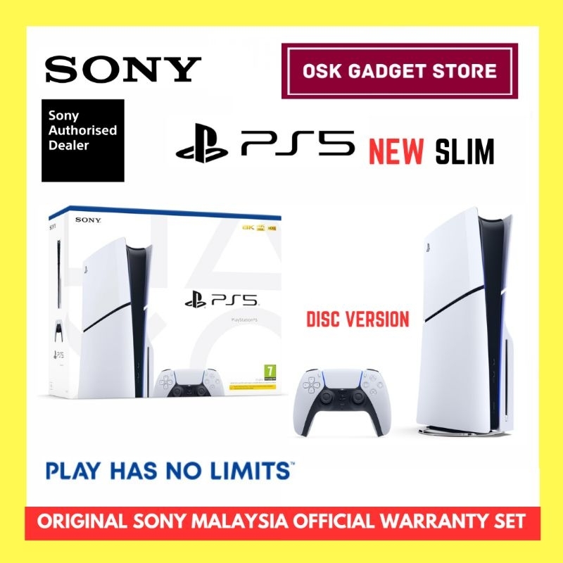Sony Playstation 5 Slim Console PS5 Games | Digital And Disc Version ...