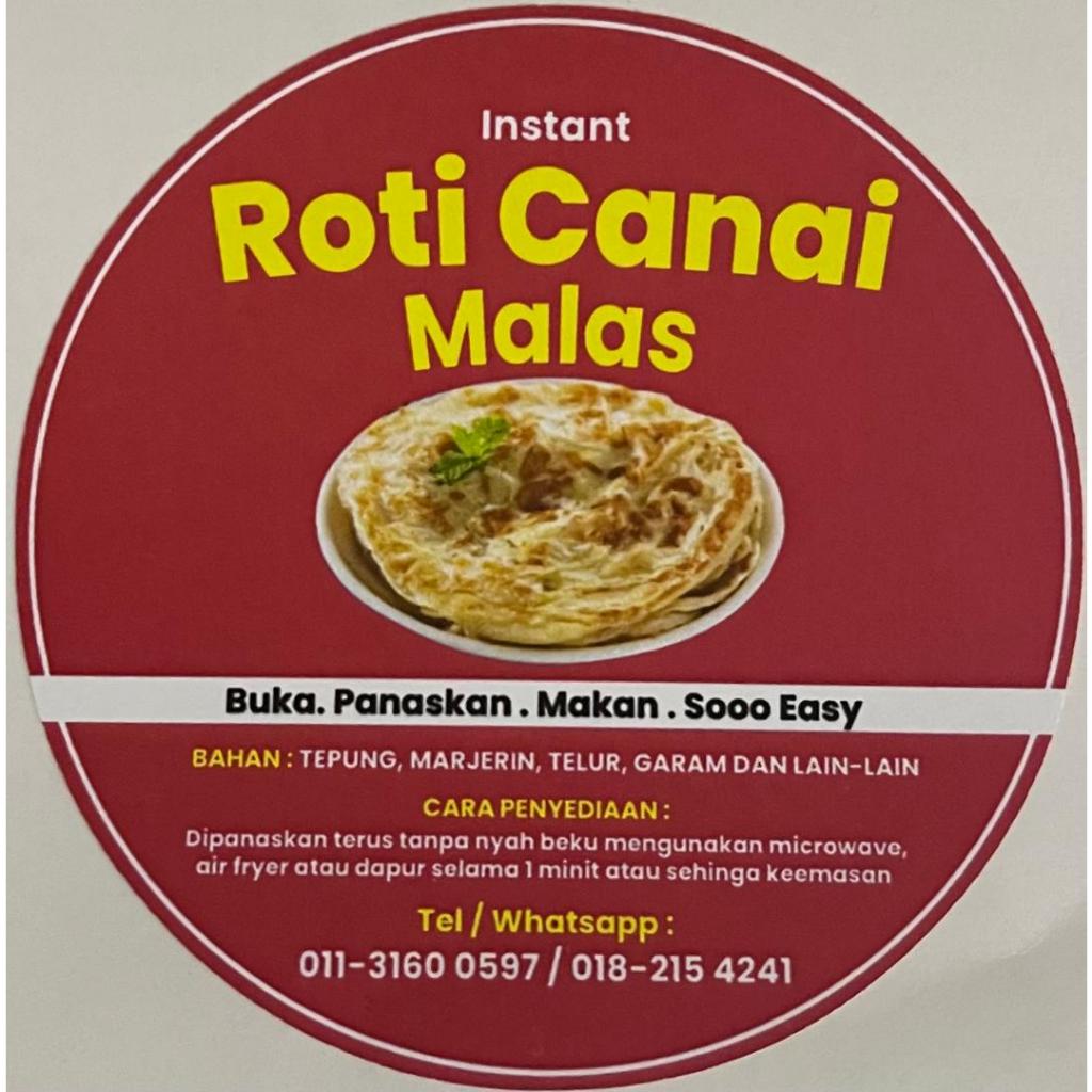 roti canai frozen - 'MALAS' - family pack (6pcs) | Shopee Malaysia