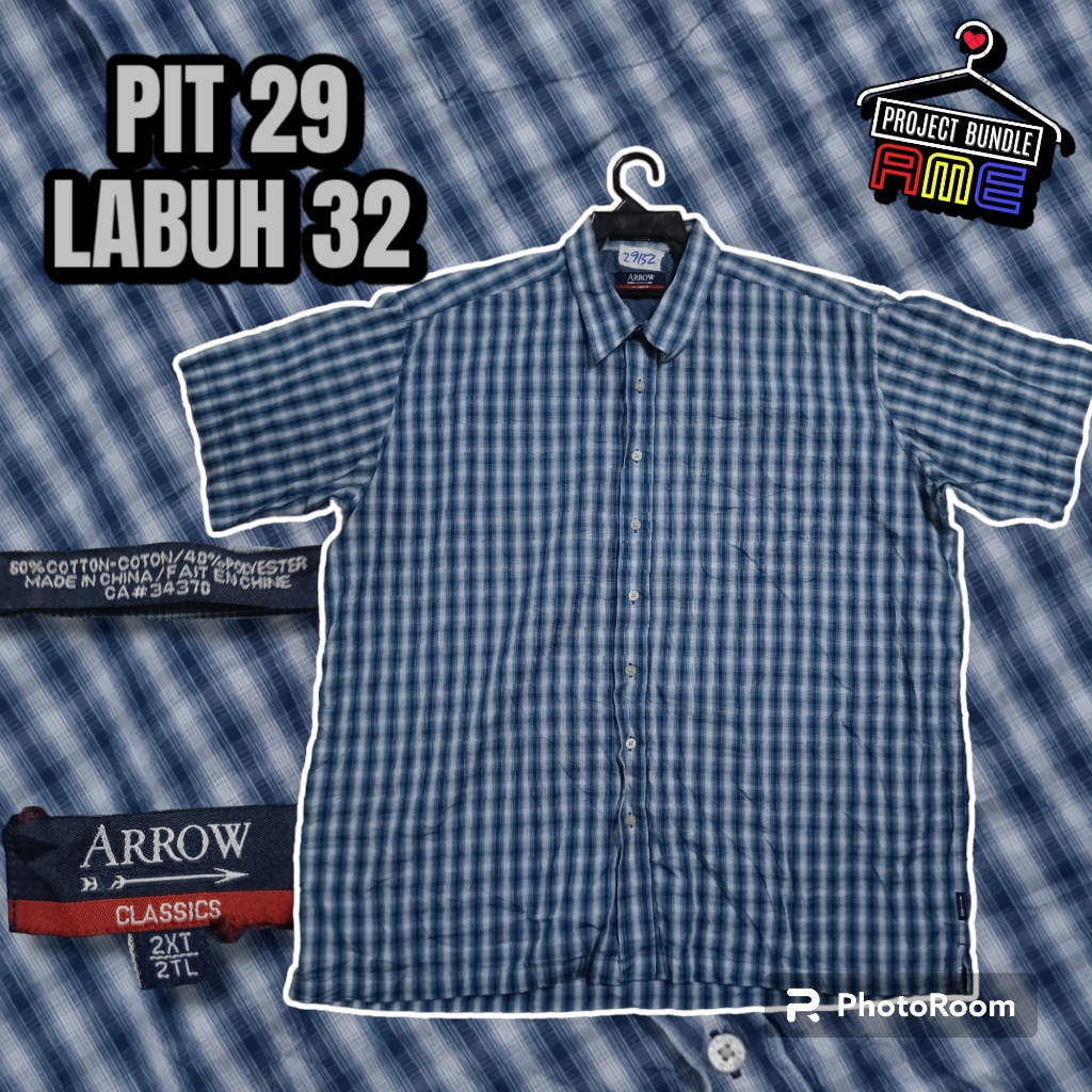 Kemeja Shirt Bigsize Oversize 4XL (Pit 29 Ukuran Dada 58 inch) | Shopee ...