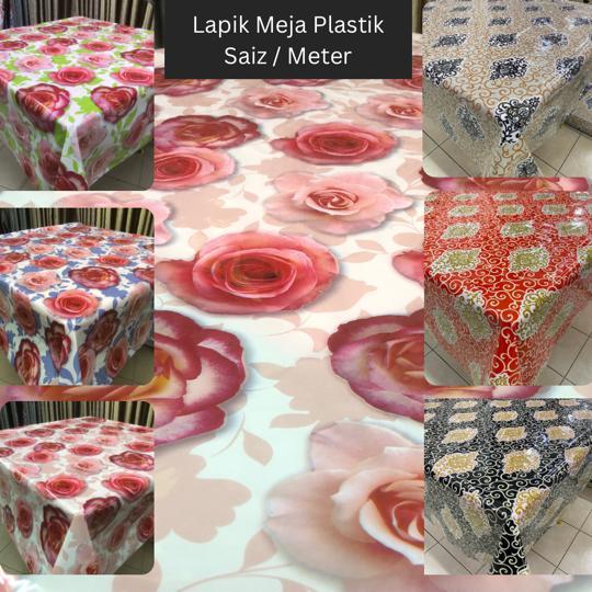 LAPIK MEJA MURAH PVC CORAK CANTIK TERBARU | Shopee Malaysia