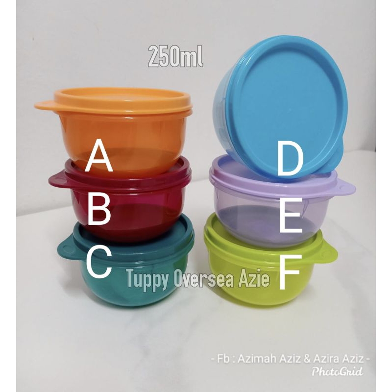 Summer Cup 250ml | Colourful | Original Tupperware Indonesia | Bekas ...