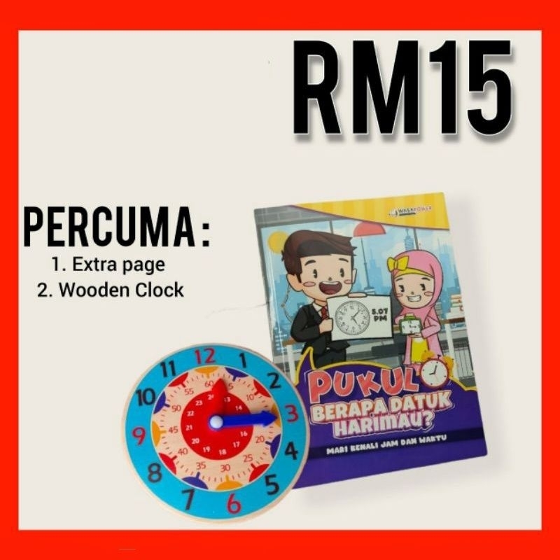 Buku Pukul Berapa Datuk Harimau | Early Learning Time For Kids | Buku ...