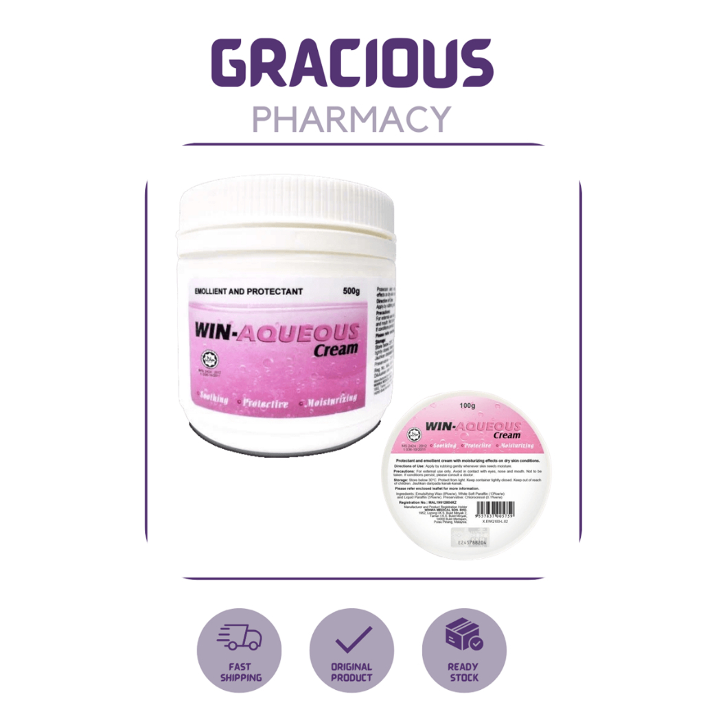 WIN-AQUEOUS CREAM MOISTURISING | Shopee Malaysia