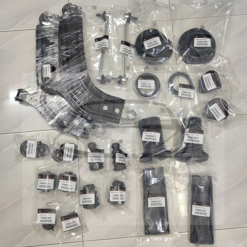 (FULL SET 26PCS) Saga Blm FLX FL Satbilizer Link, Lower Arm Bar Bush ...