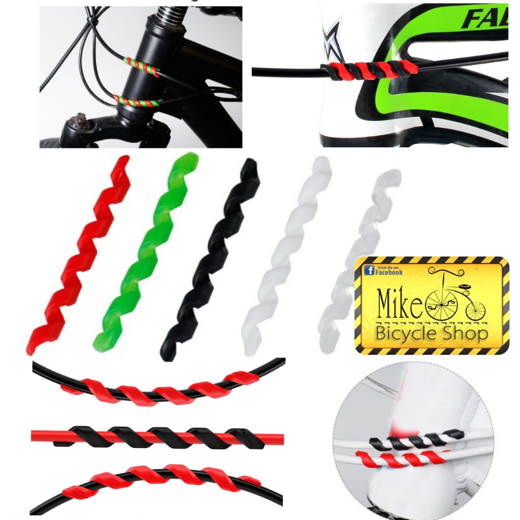 Bicycle Frame Protection Silicone Rubber Anti-friction Cable Protect ...