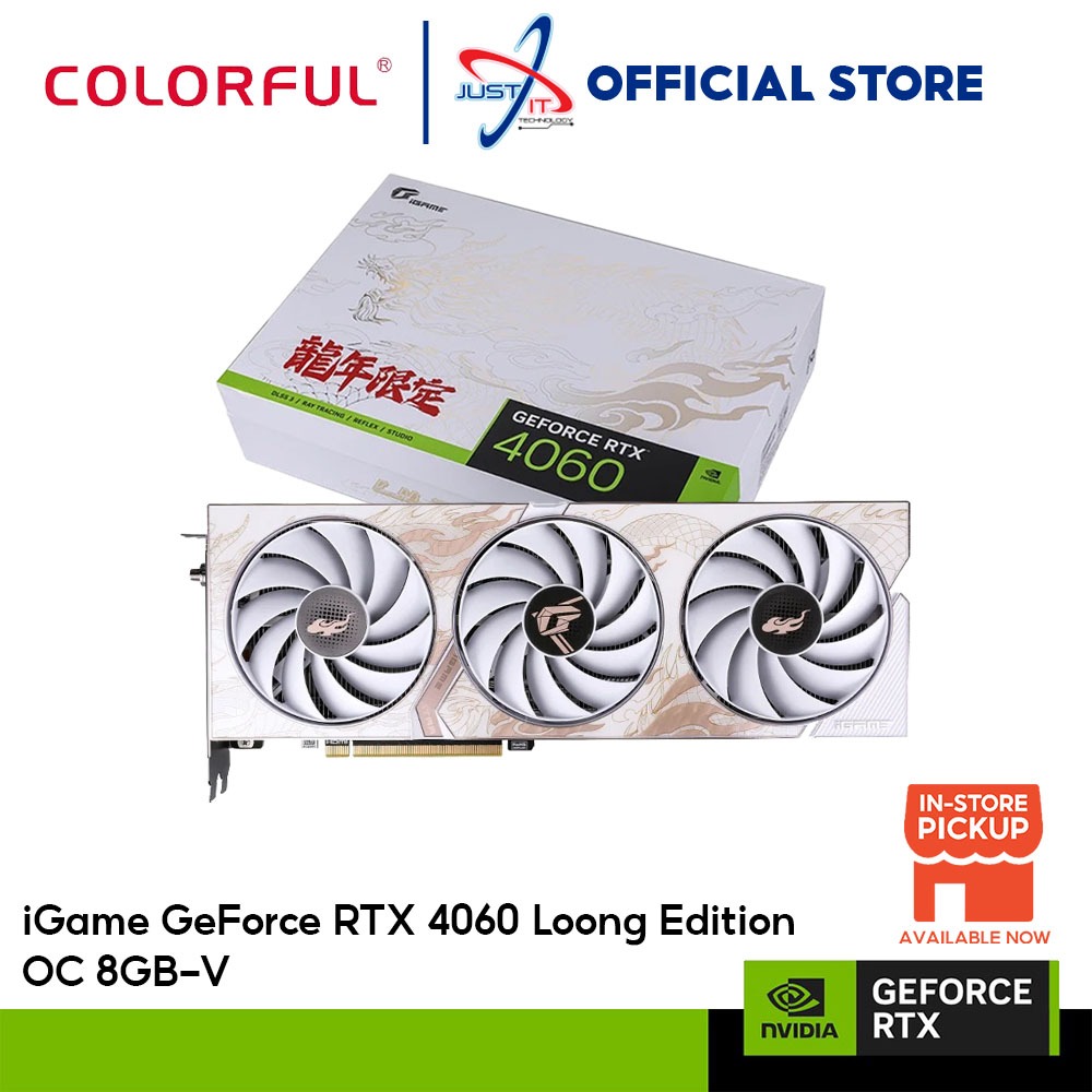 Colorful IGAME GeForce RTX4060 Loong Edition OC GDDR6 Graphics Card ...