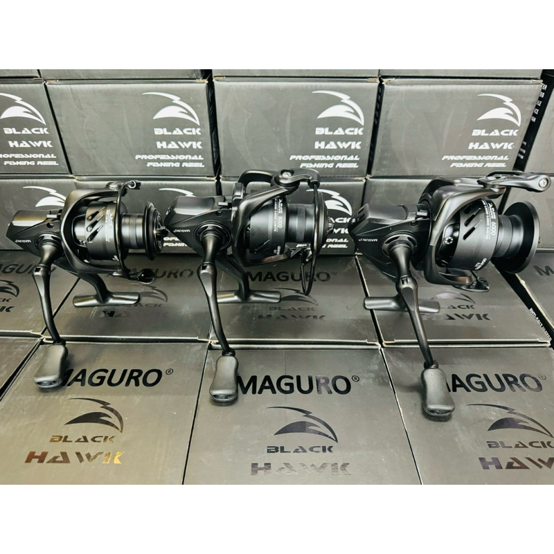 Maguro Black Hawk Spinning Professional Fishing Reel | Shopee Malaysia