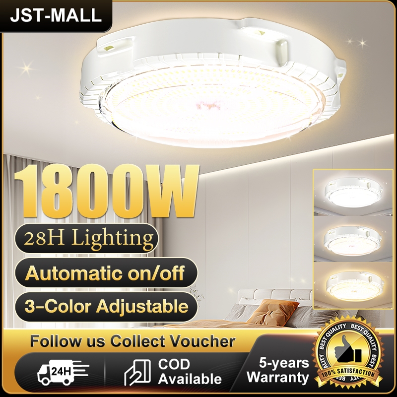 【Ready Stock】Solar Light Ceiling Bedroom Lamp solar 3000WLED Wihte ...