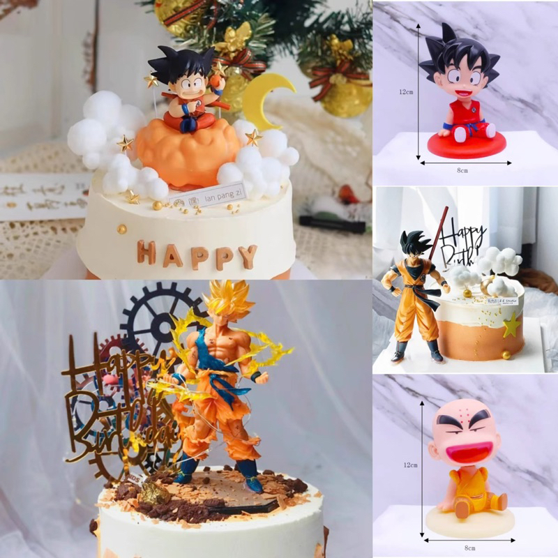 Dragon Ball No box Action Figure Sun Goku Sun Gohan Decorations Cake ...